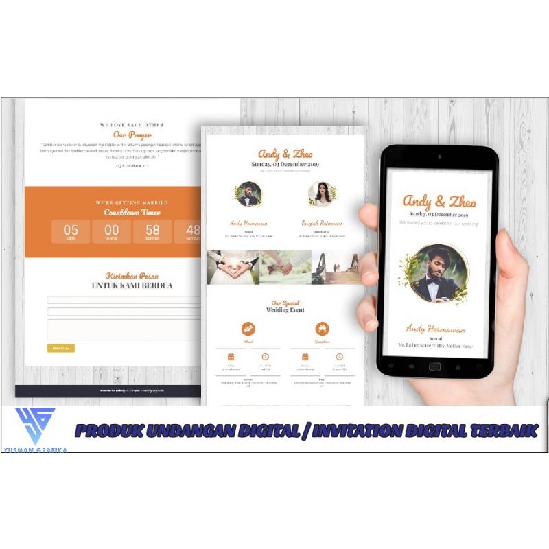 Jual undangan digital/invitationdigital2 | Shopee Indonesia
