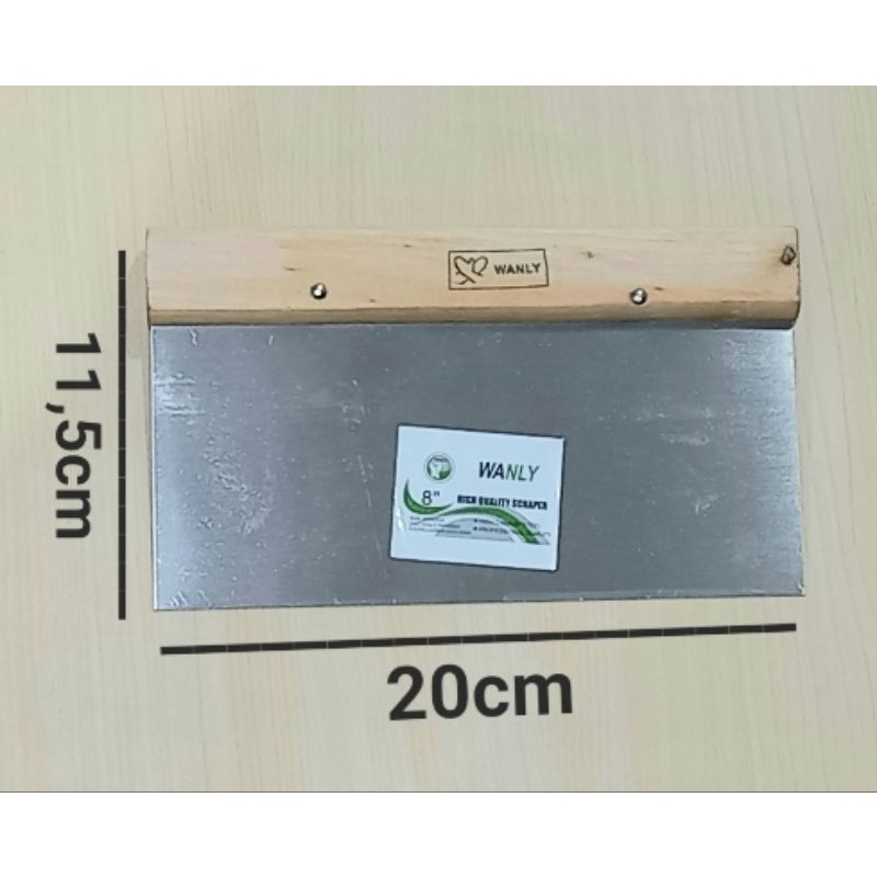 Jual KAPE GYPSUM / SCRAPER GYPSUM / SEKRAP GAGANG KAYU 8" | Shopee ...