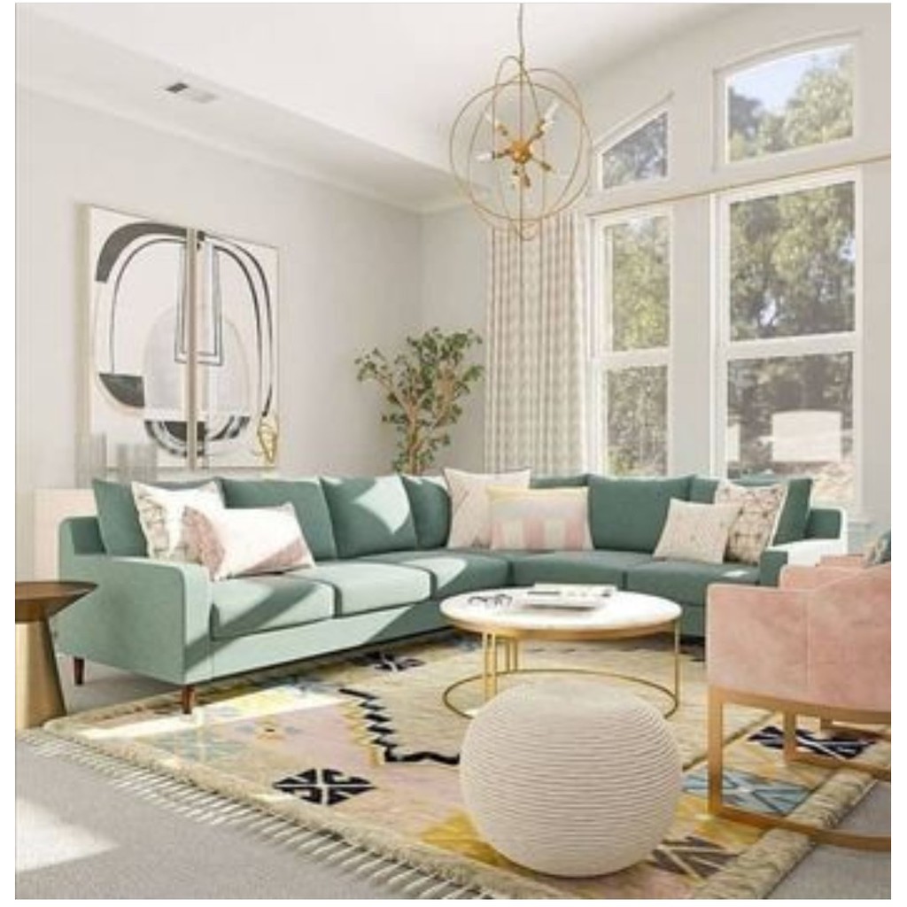 Jual Sofa Sudut Minimalis Modern Murah Shopee Indonesia