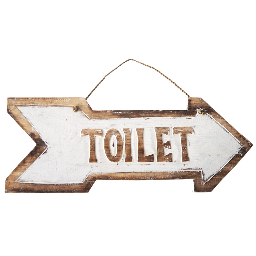 Jual MENDEKOR Oi - Hiasan Toilet Sign Wc Kamar Mandi Penunjuk Arah ...