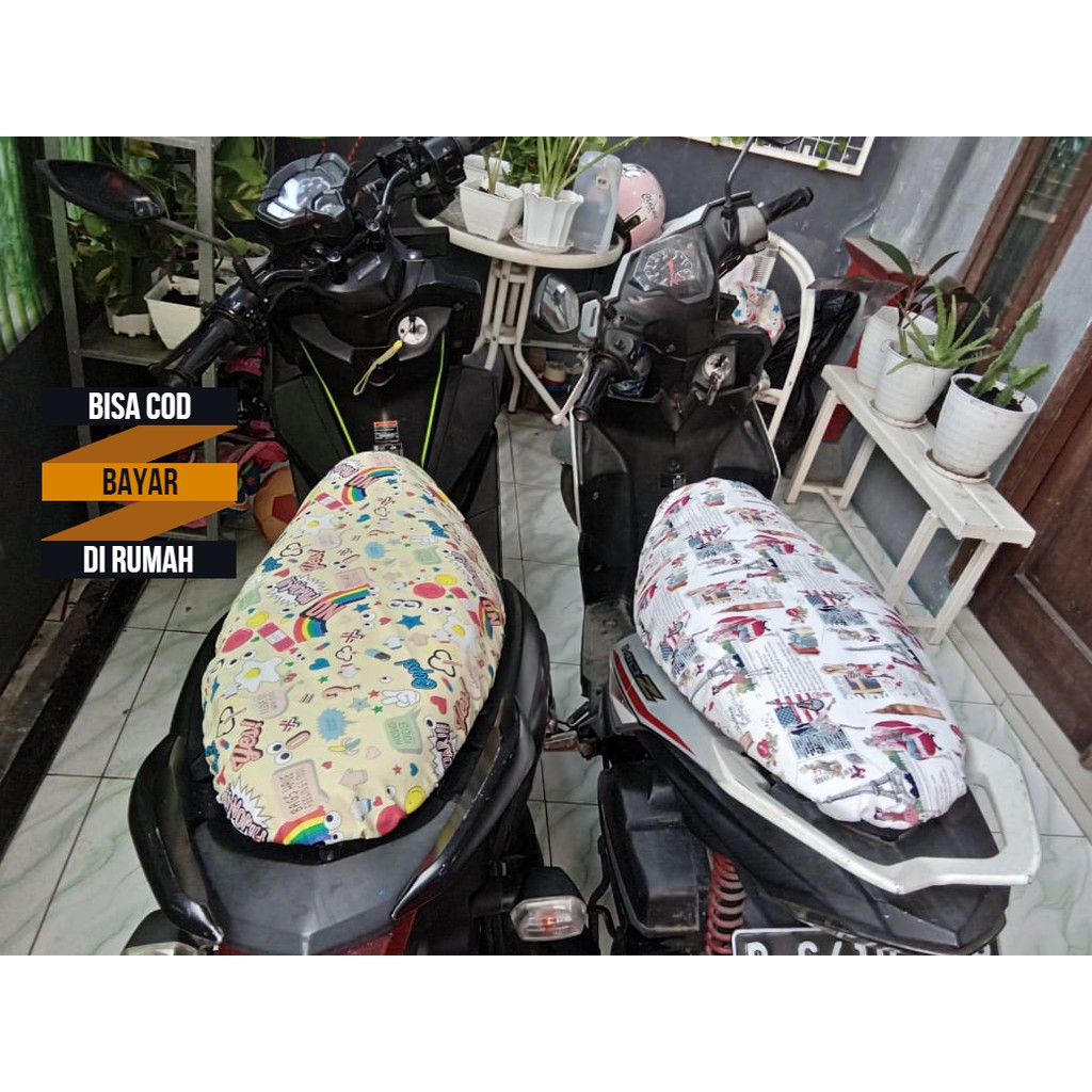 Jual jok motor cover bahan sintetis anti air water proof murah | Shopee ...