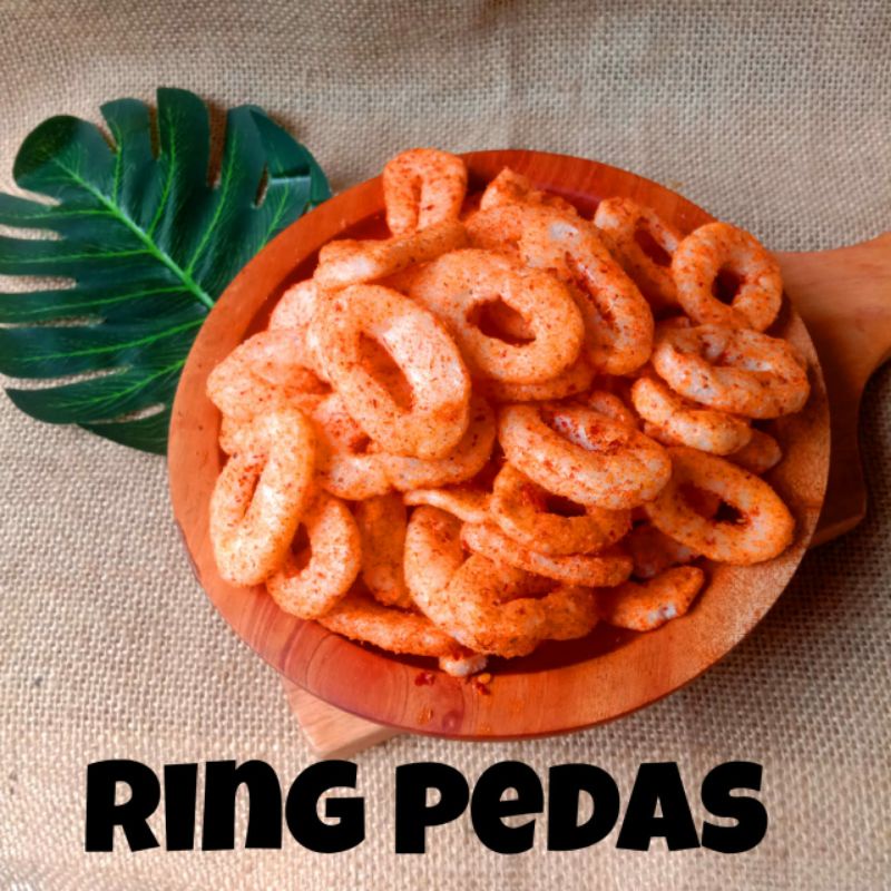Jual Snack Kiloan Termurah!!! Ring Pedas 200 gr FREE BUBBLE WRAP ...