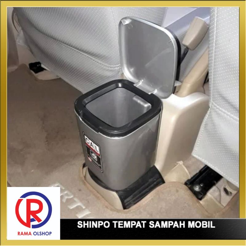 Jual Tempat Sampah Mini Mobil Universal/ Dustbin Mobil / Shinpo | Shopee Indonesia