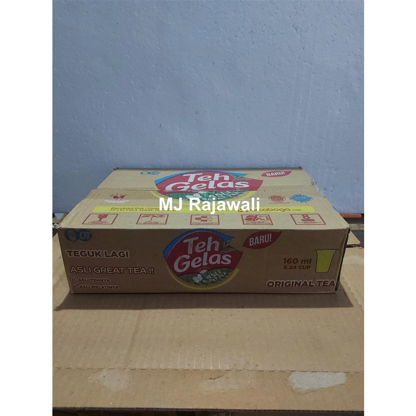 Jual Teh Gelas Minuman Teh 180 ml - Dus | Shopee Indonesia