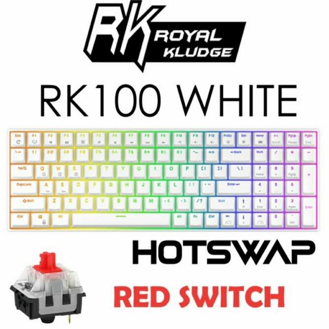 Jual Keyboard Mechanical Royal Kludge RK100 RGB Wireless Keyboard MURAH ...