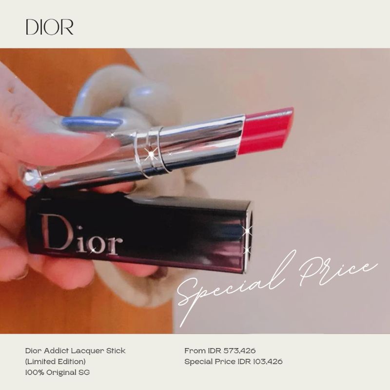 Jual Dior Addict Lacquer Stick (Limited Edition) | Shopee Indonesia