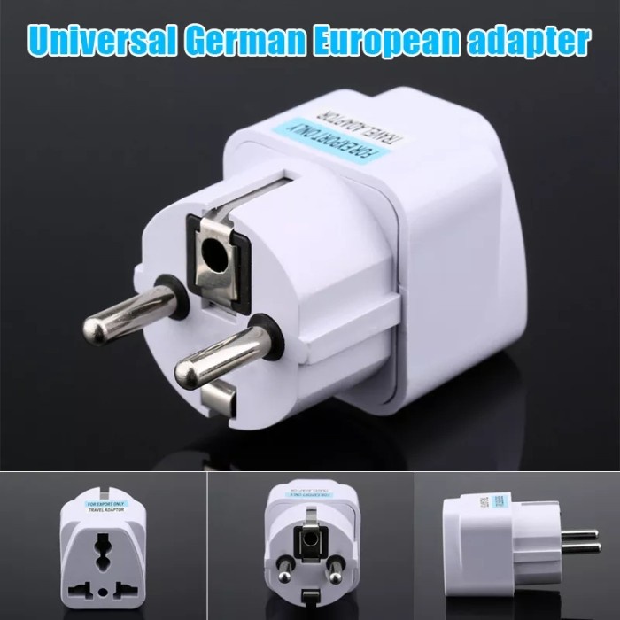 Jual COLOKAN LISTRIK UNIVERSAL TRAVEL AC ADAPTOR CONVERTER STEAKER ...