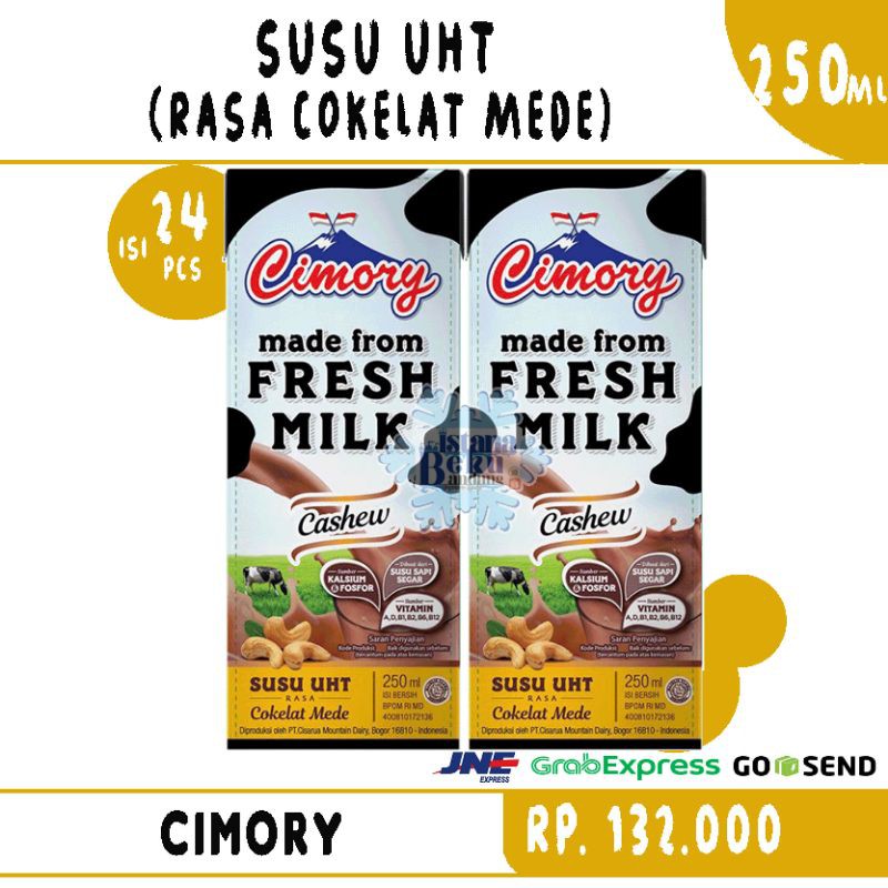 Jual Cimory Susu UHT Cashew 250ml (1 Dus = 24 Pcs) | Shopee Indonesia