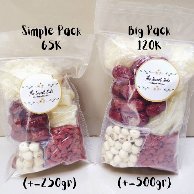 Jual Paket mentahan peach gum dessert (SIMPLE PACK) | Shopee Indonesia