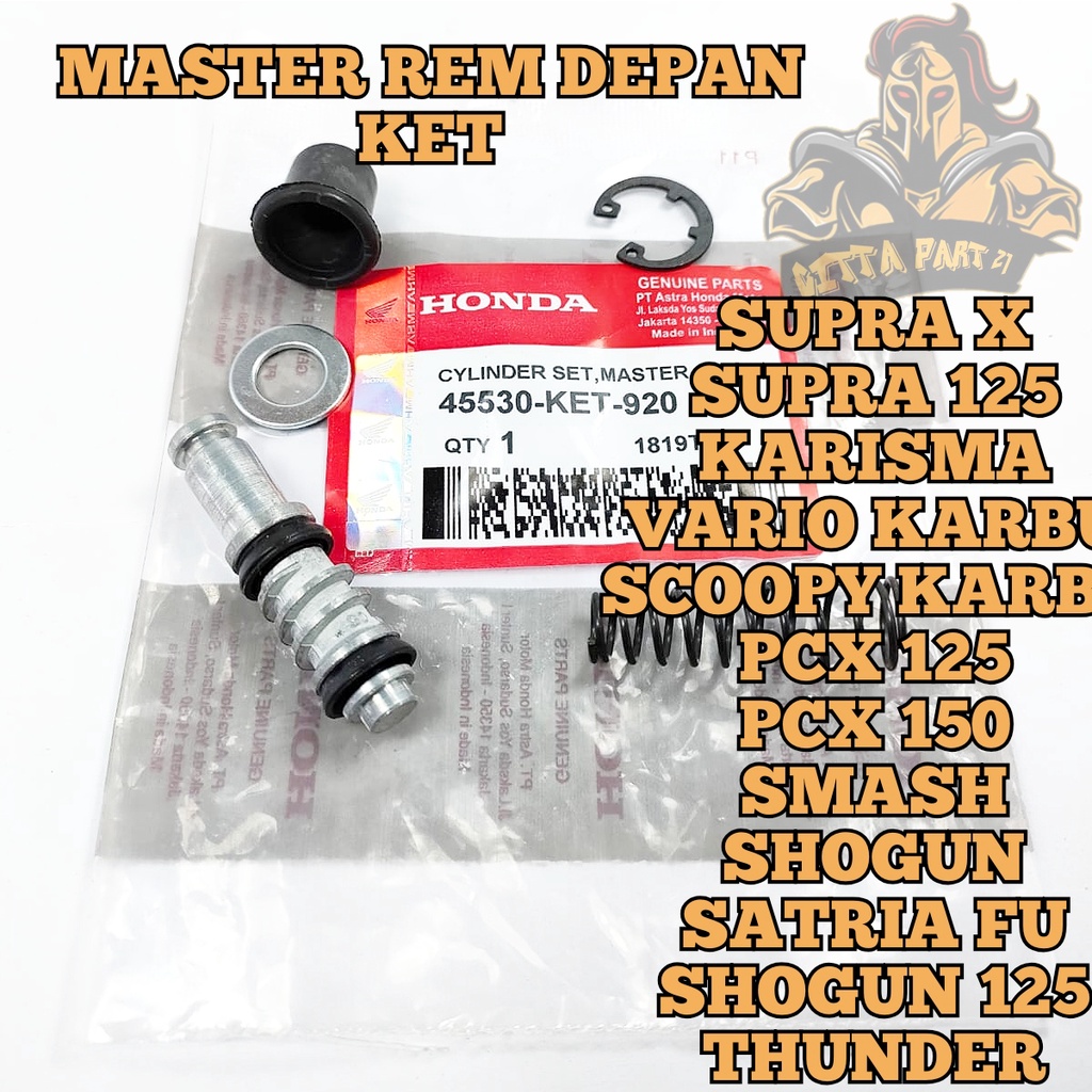 Jual MASTER REM KIT DEPAN HONDA KET KUALITAS ASLI ORIGINAL HONDA AHM ...
