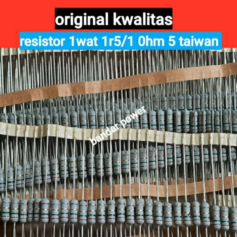 Jual Resistor 1watt harga per 10pcs | Shopee Indonesia