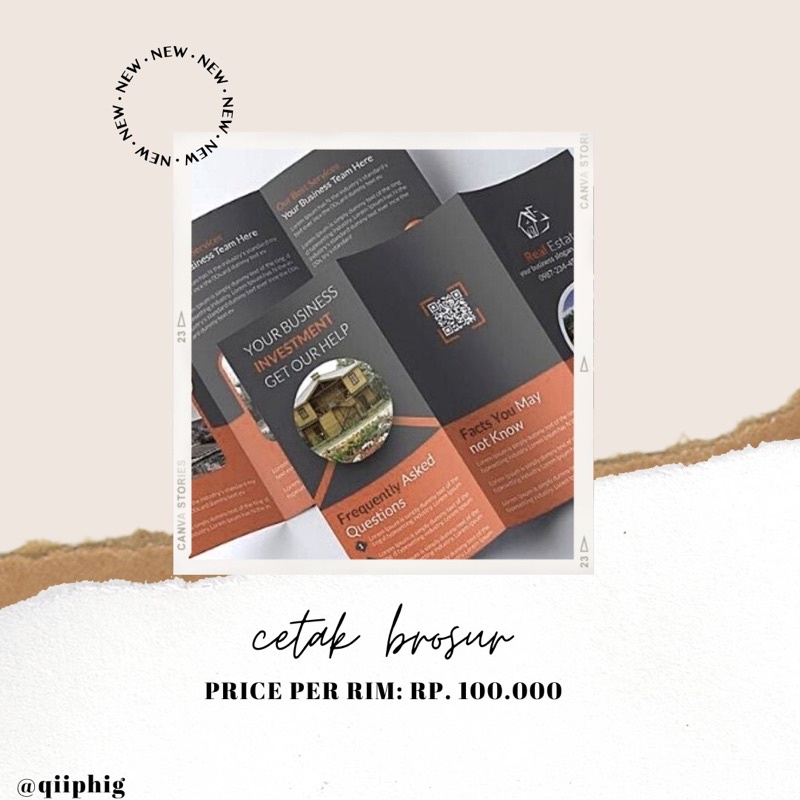 Jual CETAK BROSUR | Shopee Indonesia