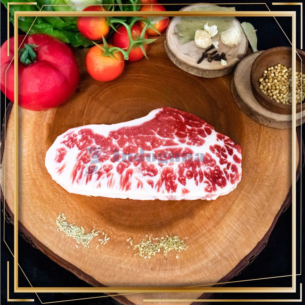 Jual AUS CHUCK CREST GRADE S CUT STEAK 200GR | Shopee Indonesia