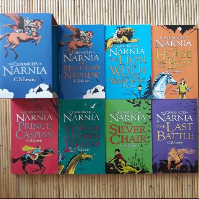 Jual Box Set Chronicles Narnia Original Living Book Lion Witch Magician ...