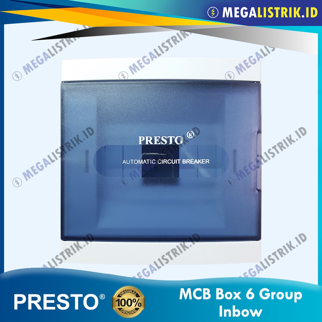 Jual PRESTO FUSE BOX MCB 6 GROUP INBOW / HELES PRESTO RUMAH MCB ISI 6 ...