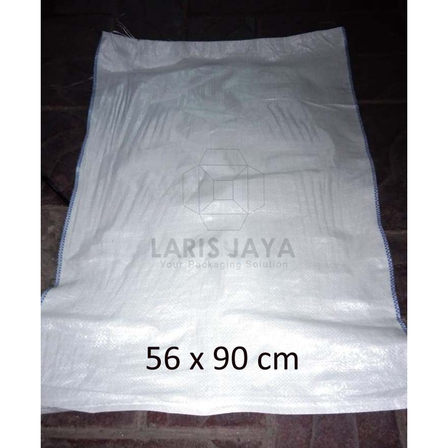 Jual Karung Plastik Putih 50 kg Ukuran 56 x 90 cm ( Karung Plastik 50 ...