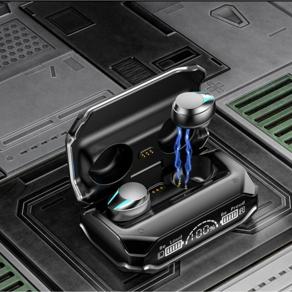 Jual HEADSET BLUETOOTH M41 HEADPHONES TWS WIRELESS LED DISPLAY EARBUDS ...