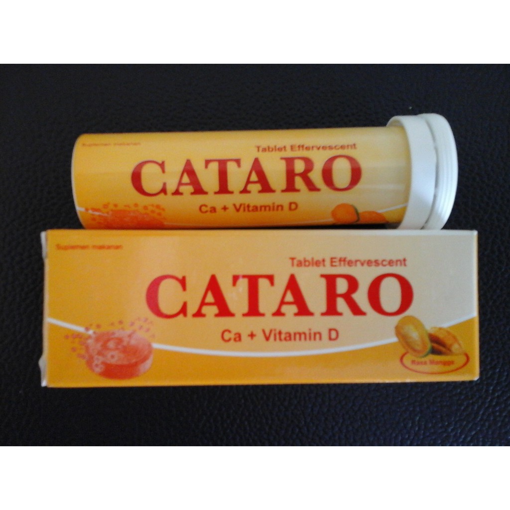 Jual CATARO EFFERVESCENT TUBE ISI 10 | Shopee Indonesia