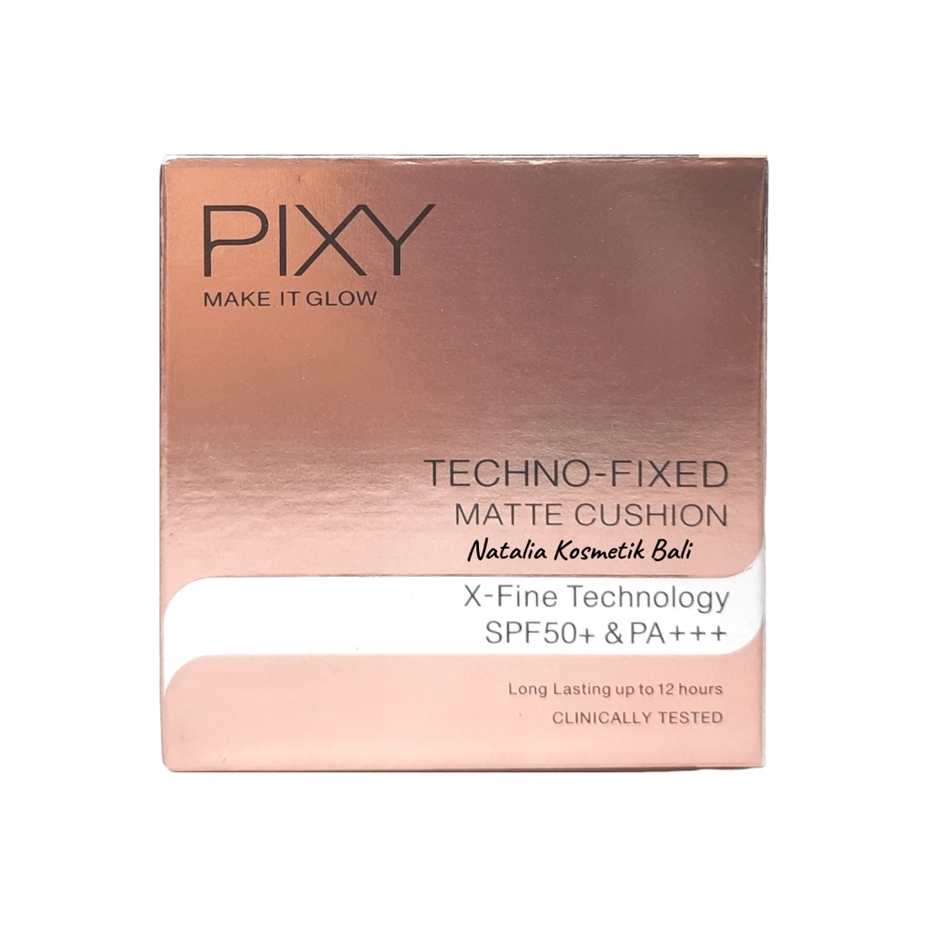 Jual Pixy Make It Glow Techno - Fixed Matte Cushion SPF 50+ & PA+++ - 15 g | Shopee Indonesia
