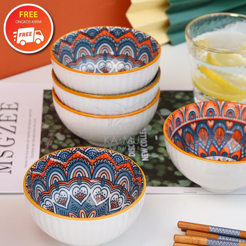 Jual MANGKUK SET KERAMIK SUMPIT MANGKOK AYUMI AIKO JEPANG KERAMIK ...