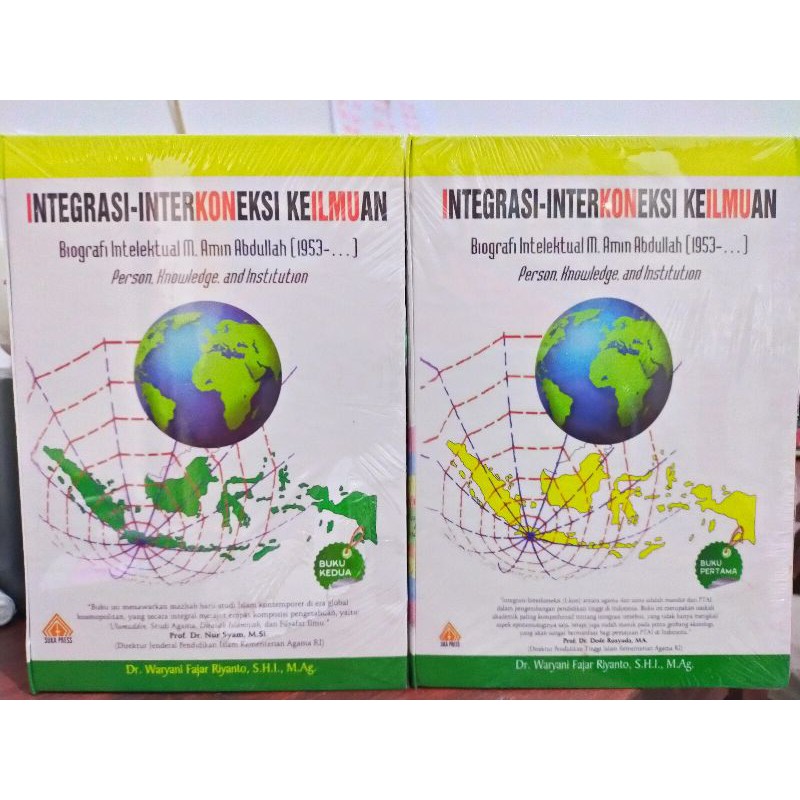 Jual Integrasi Interkoneksi Keilmuan Jilid 1 Dan 2 Biografi M. Amin ...