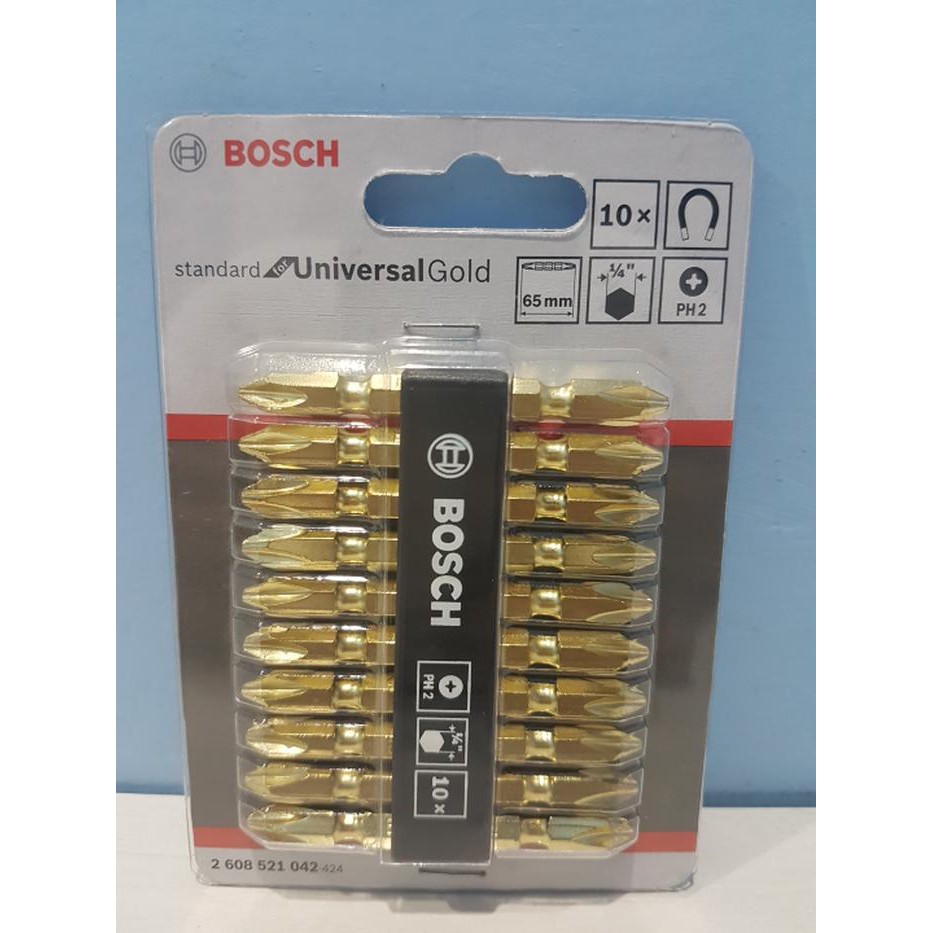 Jual Mata Bor Obeng Driver Skrup BOSCH PH2 - 65mm Magnetic Screw Driver ...