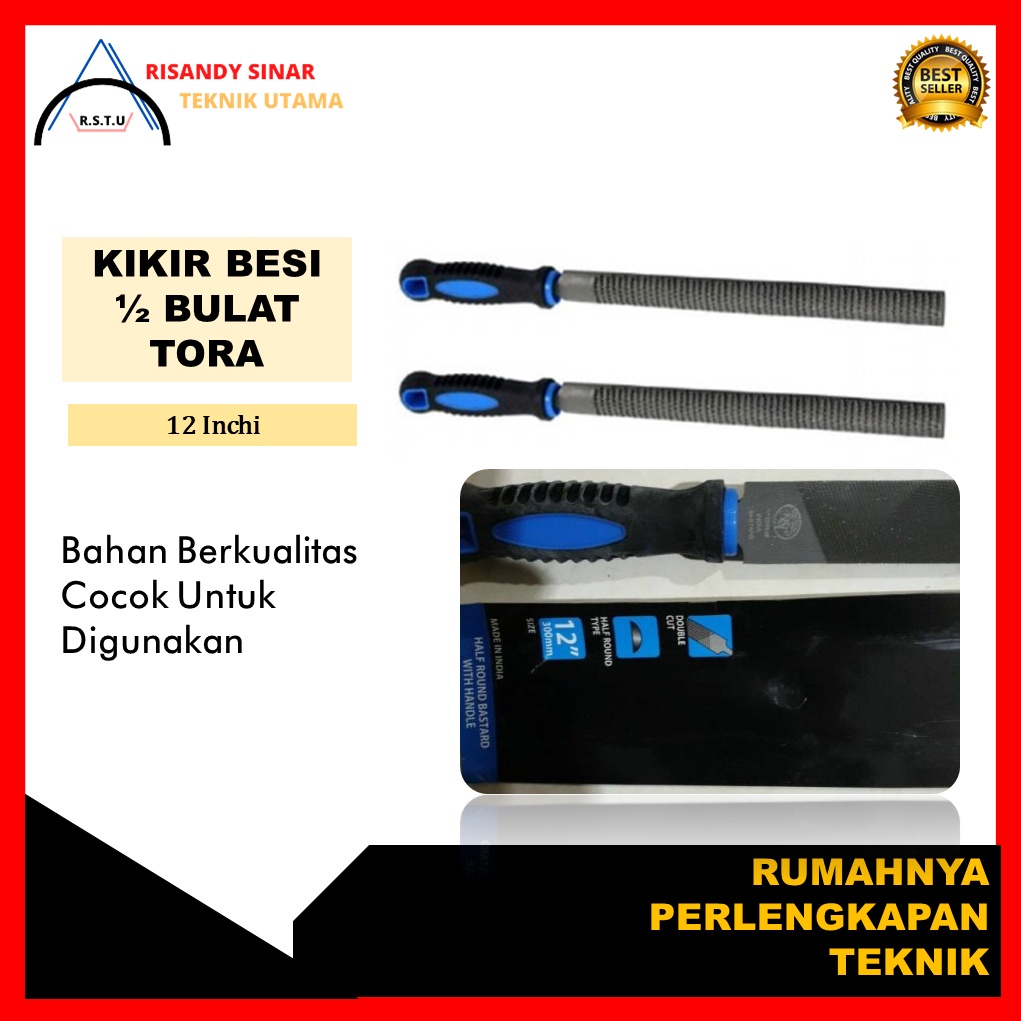 Jual kikir besi 1/2 bulat tore | kikir besi | kikir gergaji besi ...