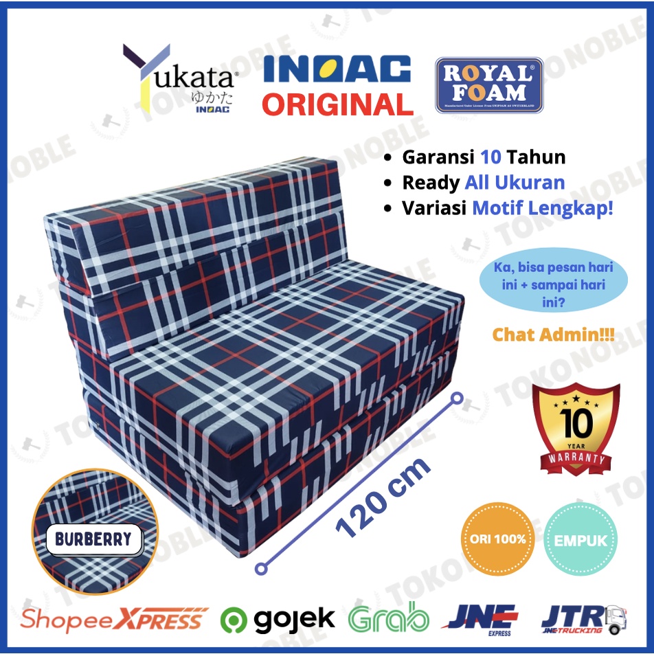 Jual Sofa Bed Sofabed Busa Inoac Yukata Royal Foam Original Asli Tebal ...