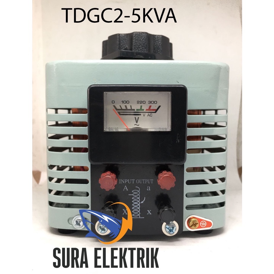 Jual Slide Regulator (Manual) 5000Watt Type TDGC2-5KVA | Shopee Indonesia