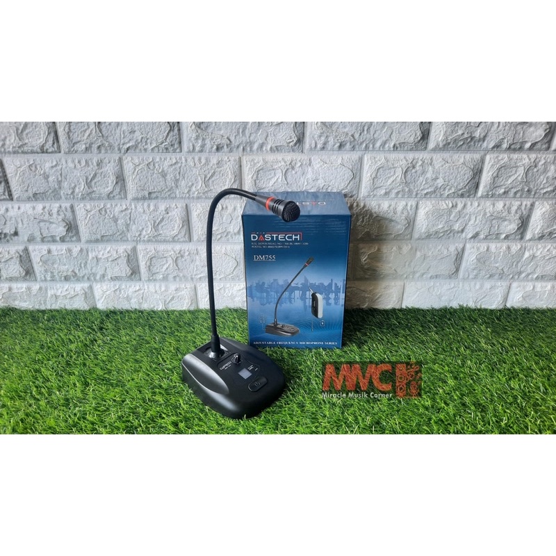 Jual MIC MEJA DASTECH DM755 WIRELESS | Shopee Indonesia