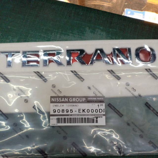 Jual Emblem bagasi tulisan Nissan Terrano | Shopee Indonesia