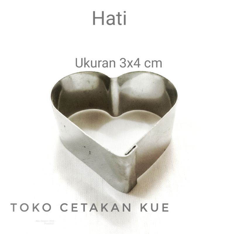 Jual Cutter Hati Bulat Gerigi Kotak Segi Empat Wajik Persegi Panjang ...