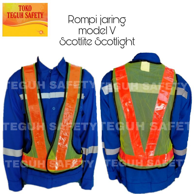 Jual Rompi V safety / Rompi safety / Rompi safety proyek / rompi kerja ...