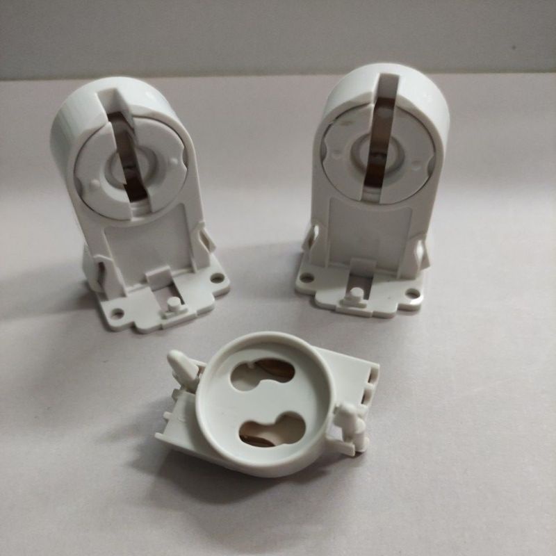 Jual FITTING TL T8 NEON LED FITTING KAKI TL 1 SET | Shopee Indonesia