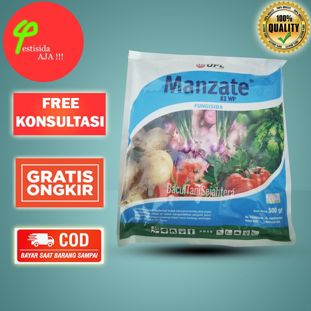 Jual MANZATE 82 WP 500 GRAM FUNGISIDA BUSUK DAUN DAN BERCAK UNGU ...