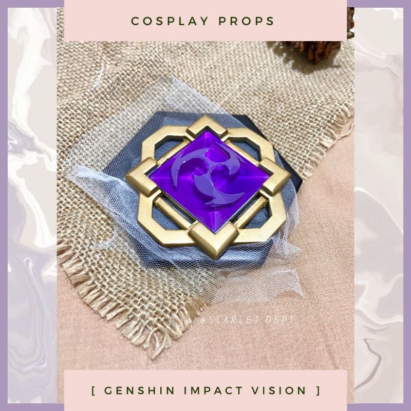 Jual SCARLETDEPT || Liyue Vision Genshin Impact Kostum Cosplay Gold ...