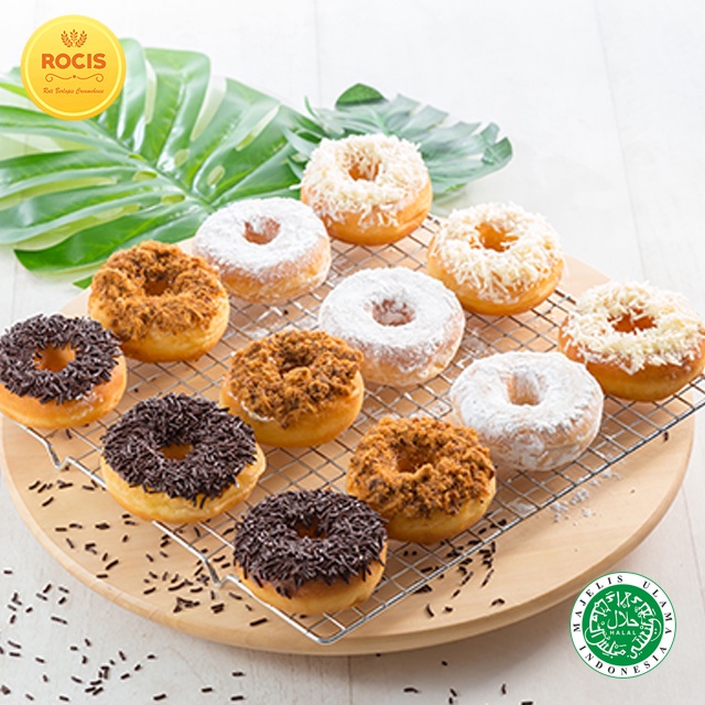 Jual Roti Rocis - Japanese Milk Donuts Classic - Keju, Meses, Gula ...