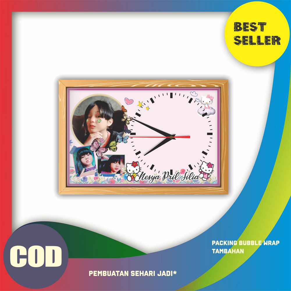 Jual Kado Custom Jam Dinding Anniversary, Wisuda, Ultah, Wedding ...