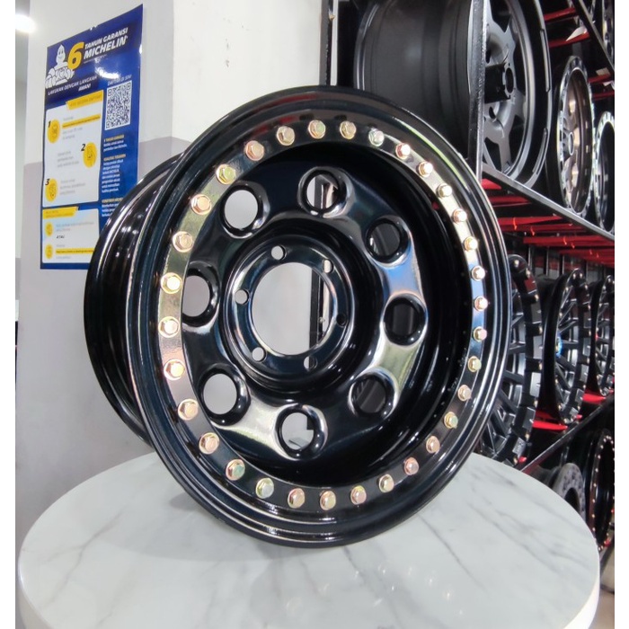 Jual Velg Besi Soft8 Beadlock 16x80 6H 1397 et28 Hardtop Vx80 Hilux DC ...