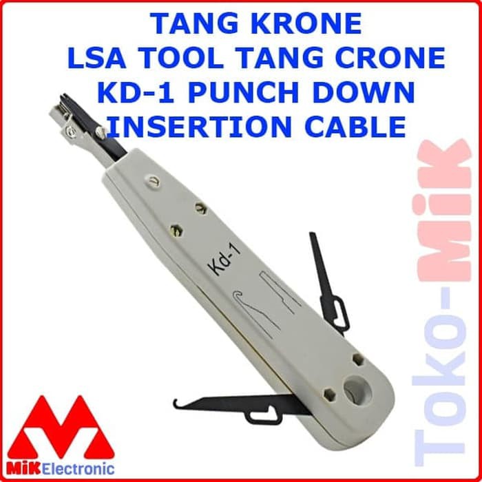 Jual TANG KRONE LSA TOOL TANG CRONE KD-1 PUNCH DOWN INSERTION CABLE ...