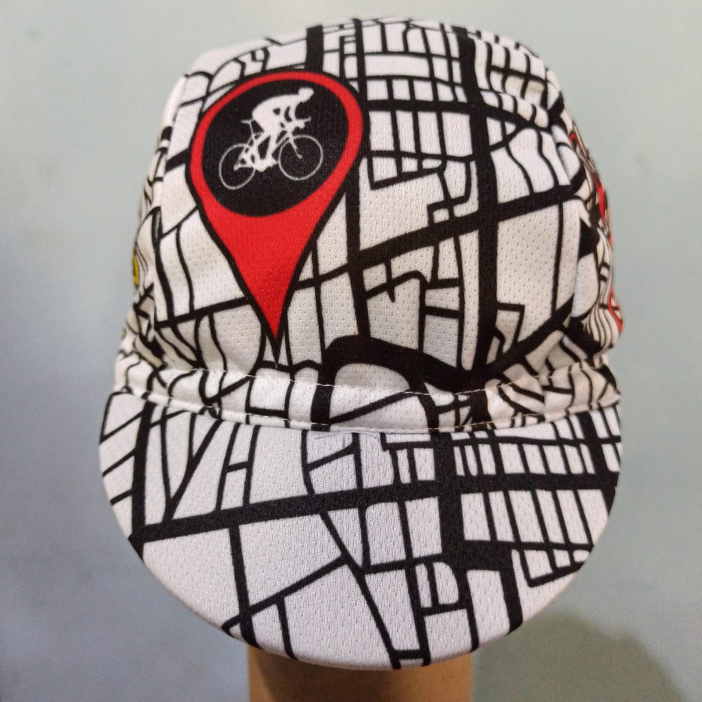 Jual Cycling Cap Topi Sepeda Gowes Rute | Shopee Indonesia