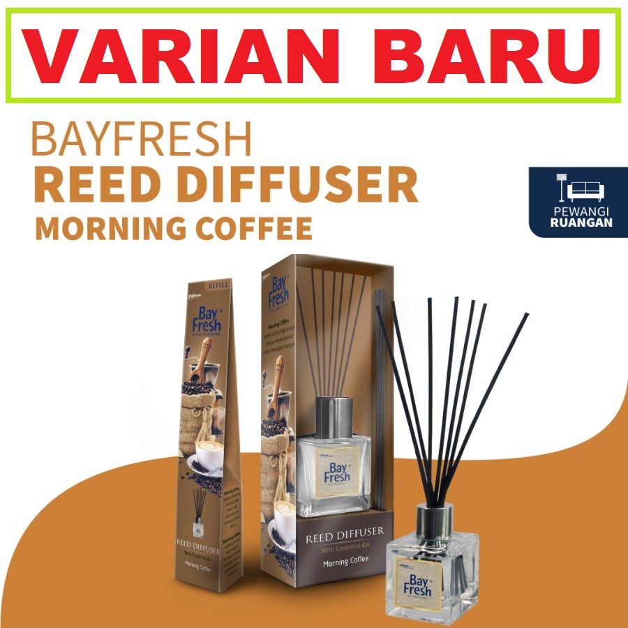 Jual Bayfresh Reed Diffuser Refill Pengharum Ruangan Morning Coffee ...