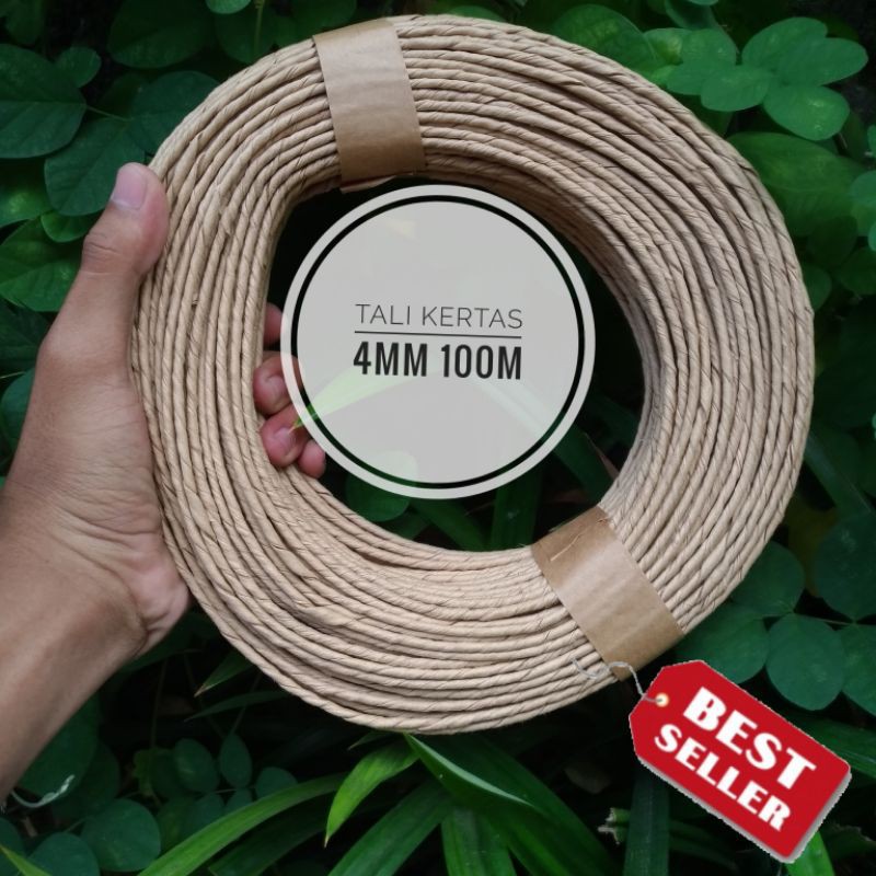 Jual Tali Kertas Samson 4mm 100m | Shopee Indonesia