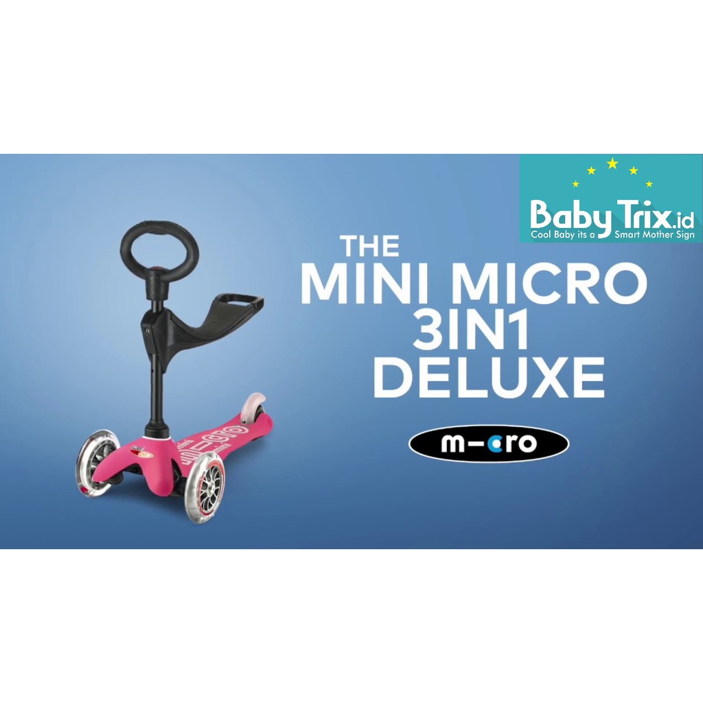 Jual NEW..!!! MICRO - MINI MICRO 3in1 DELUXE RED / BLUE | Shopee Indonesia