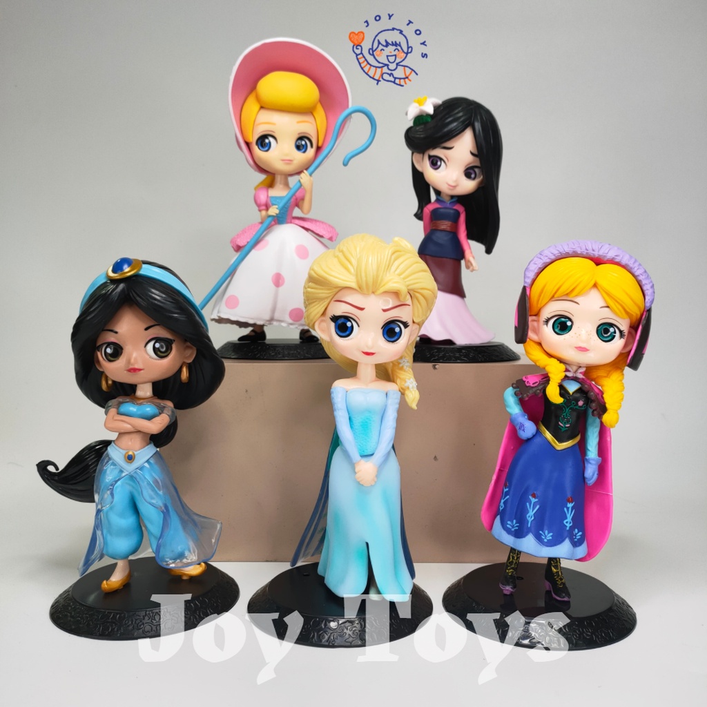 Jual DISNEY PRINCESS JASMINE 5 PCS CHIBI ACTION FIGURE HIGH QUALITY ...