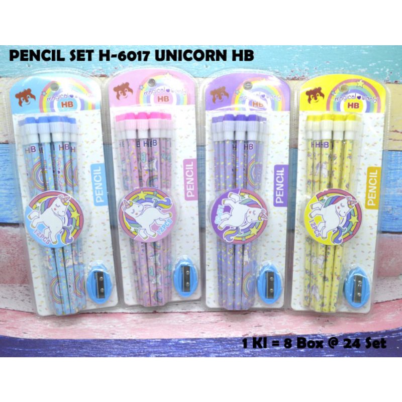 Jual FANCY PENCIL SET PENSIL LUCU | Shopee Indonesia