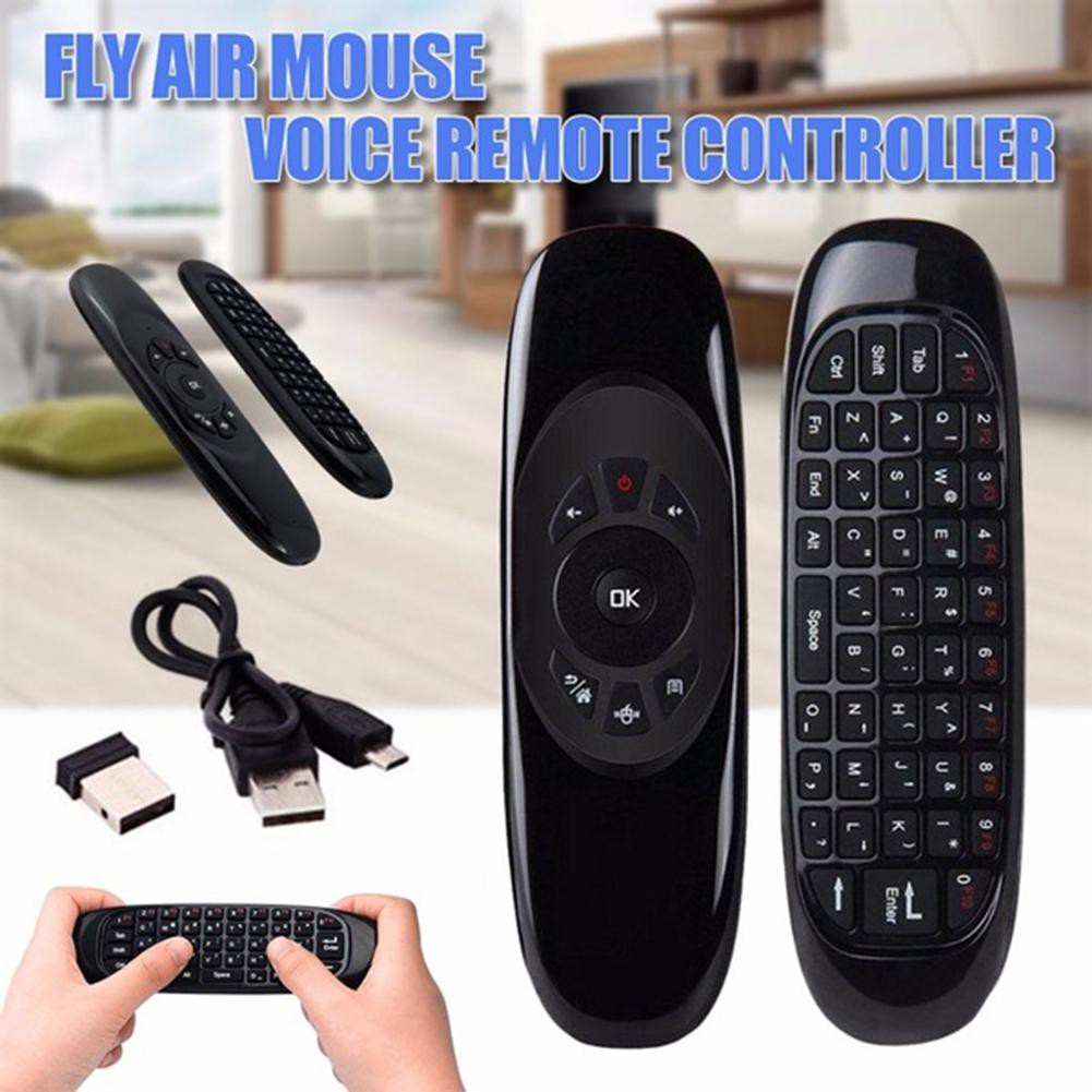 Jual Remot Gyroscope Keyboard + Mouse Smart TV Box STB C120 Mini Air ...