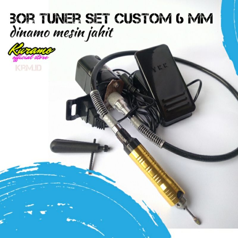 Jual Bor Tuner Mini Custom Motor Mesin Jahit HANDPIECE CNC 6,5 mm/ Mini ...
