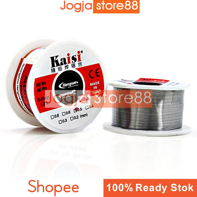 Jual Kaisi Kawat Timah Solder 5G Sn60/Pb40 0.4mm | Shopee Indonesia
