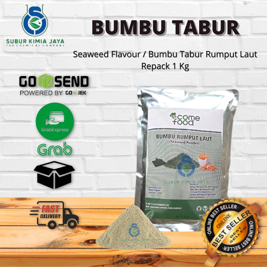Jual Bumbu bumbu tabur shihlin rasa seaweed rumput laut powder 1 kg ...